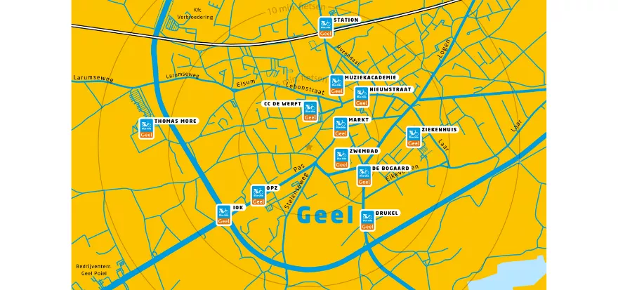 Geel – Blue-Bike